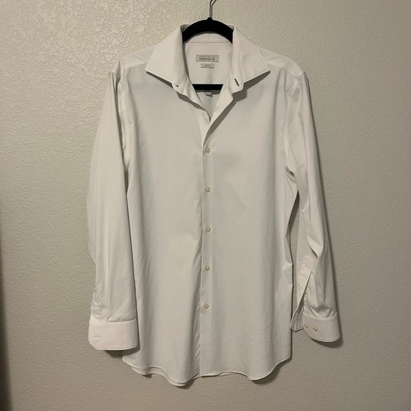 Perry Ellis | Shirts | Mens Slim Fit White Button Down | Poshmark